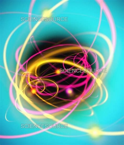 Subatomic Particles Conceptual Comput Stock Image Science Source
