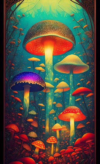 Ai产生的 蘑菇 森林 Pixabay上的免费图片