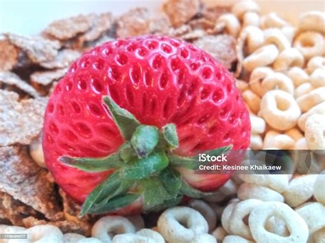 구운 곡물 귀리 시리얼 혼합 구운 플레이크 시리얼과 딸기 과일건강 한 아침 식사 선택 0명에 대한 스톡 사진 및 기타 이미지 0명 Toasted Oats Cereal