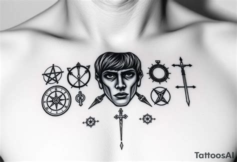 A Clockwork Orange Movie Related With Symbols And Alex Face Tattoo Idea