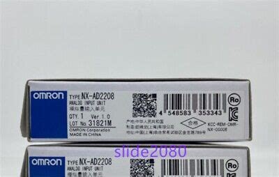 Original Omron NX AD Analog Input Module NXAD New In Box NX AD EBay