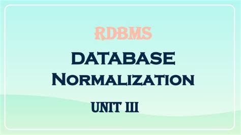 Normalization In Dbms Pdf Databases Computer Software And Applications