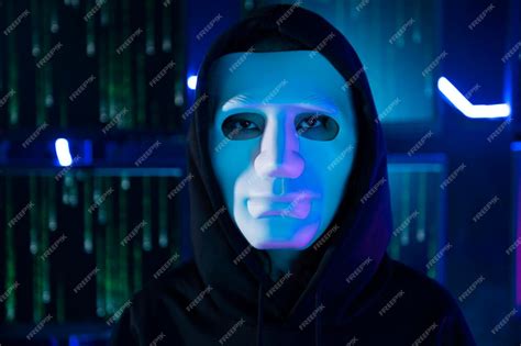 premium photo a hacker is using laptop computer to steal data in the