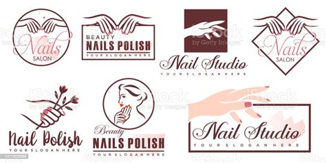 네일 스튜디오 또는 매니큐어 아이콘 세트 아이콘 디자인 독특한 개념으로 뷰티 살롱에 대 한 건강한 생활방식에 대한 스톡 벡터 아트 및 기타 이미지 건강한 생활방식 꽃