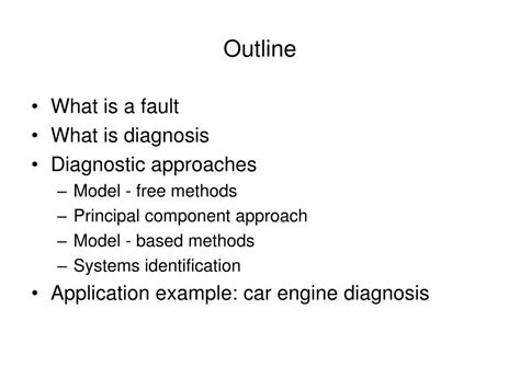 Ppt Fault Detection And Diagnosis In Engineering Systems Basic Concepts With Simple Examples