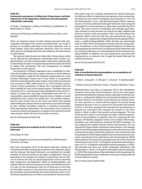 Pdf Ecotoxicological Test Methods In The Lca Of Bio Based Lubricants Dokumen Tips