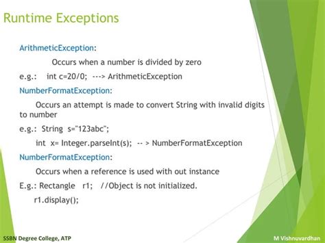 Exception Handling Ppt