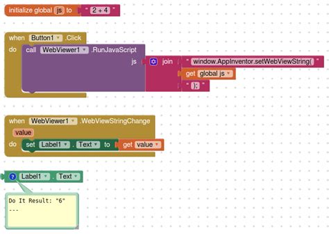 trying to get information from js from webviewer mit app inventor help mit app inventor