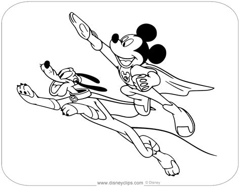 Mickey Mouse And Friends Coloring Pages