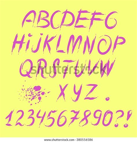 Cursive Alphabet Vector 스톡 벡터 로열티 프리 380556586 Shutterstock