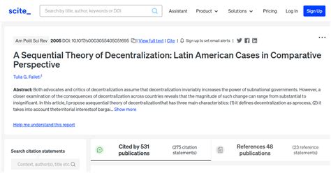 A Sequential Theory Of Decentralization Latin American Cases In