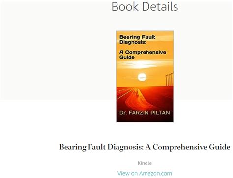 PDF Bearing Fault Diagnosis A Comprehensive Guide