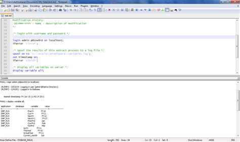launch maxl from notepad oracle hyperion labs