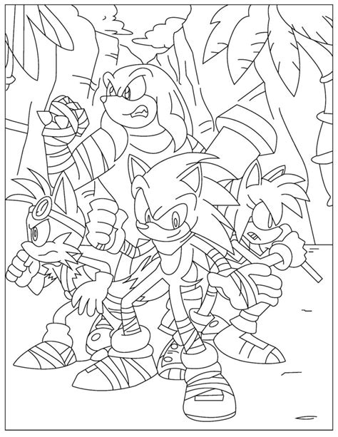 Sonic Prime Colouring Pages Printable Free Printable Templates