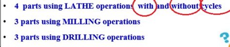 Solved Programming A CNC I Want Examples Of The Following Chegg