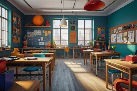 Classroom With A Maker Space Premium Ai Generated Image Classroom With A Maker Space Premium Ai Generated Image