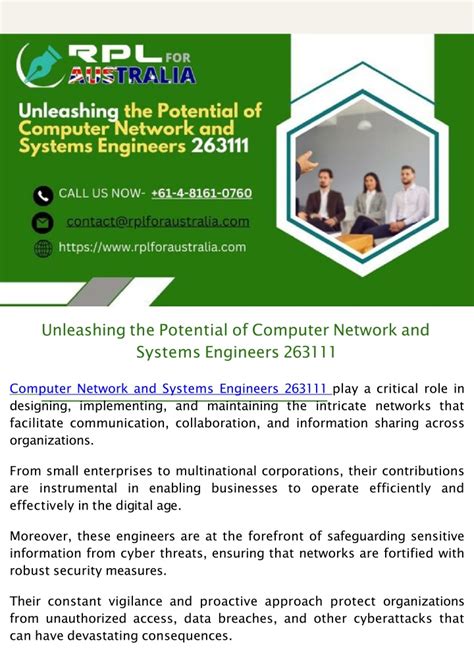 Ppt Unleashing The Potential Of Computer Network And Systems