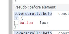Bug IonContent Always Display An Unexpected Y Axis Scroll Bar Ionic6