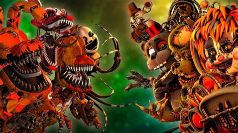 Sfm Fnaf Fnaf 4 Vs Salvaged Youtube