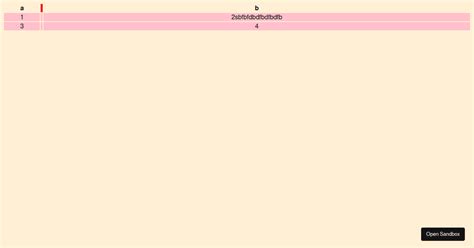 React Column Resizer Forked Codesandbox