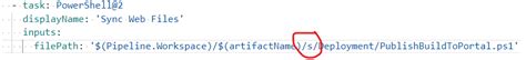 Azure Devops Accessing Published Artifacts From Yaml Pipeline Tasks Stack Overflow