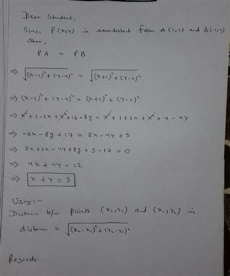 Find The Linear Relation Between X And Y Such That P X Y Is