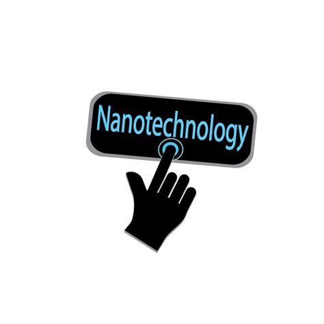 premium vector hand mouse cursor clicks the nanotechnology button