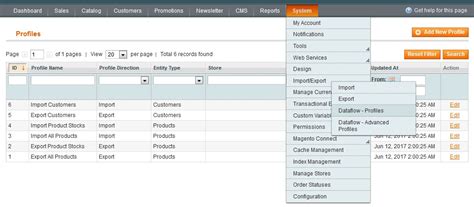 Magento 1x How To Export Or Import Data In Csv Files Zemez Support