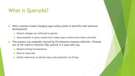 An Evening With Querydsl Ppt