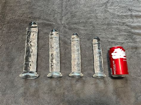 Clear Realistic Dildoes For Women Dildoes For Men Shower Etsy