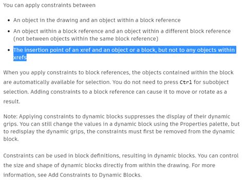 Solved Parametric Constraint Between A Location On The Major Drawing