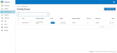 Config Groups Creation Vmeasure Forge