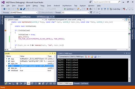 Using Mqtt To Remotely Control An Esp Board Visualgdb Tutorials
