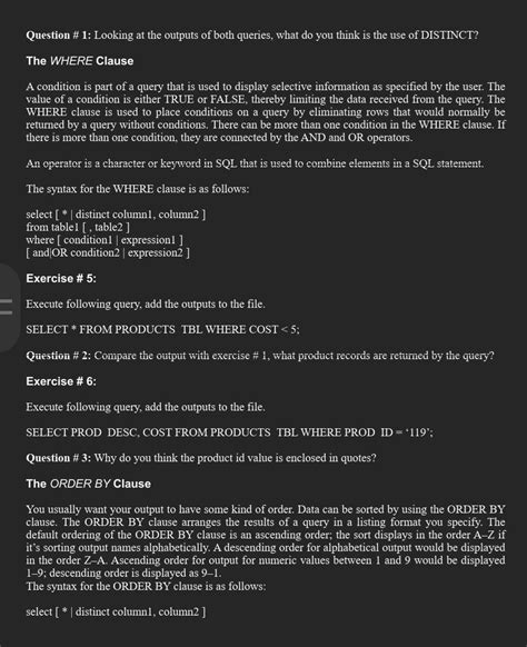 Solved Objectives This Lab Covers What Is A Query How Chegg
