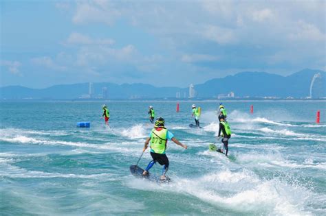 2023年全国电动冲浪板联赛在海南陵水举办