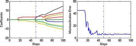 The Results Of The Sparse Logistic Regression With The L12 Penalty On