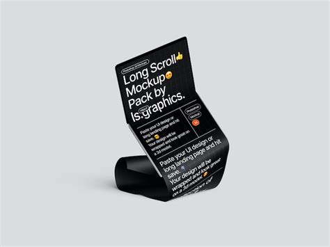 Long Scroll Mockups Scene 22 Photoshop