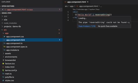 Custom Pipes Not Found Within Angular Cli Library