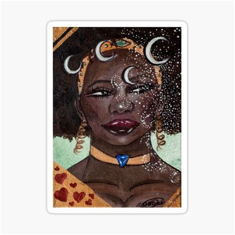 Mother Oshun Of The River And The Moon Sticker For Sale By