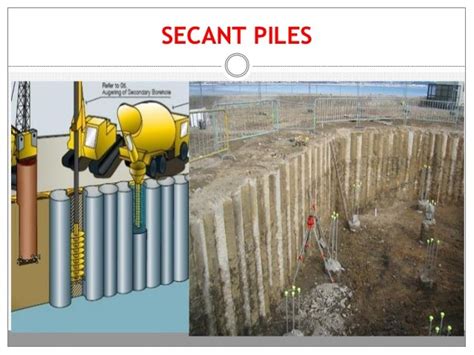 Secant Pile Installation Procedure Qa Qc At A Boston Secant Pile Wall