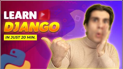 Learn Django Tutorial Youtube Thumbnail Template Downlead Psd Free