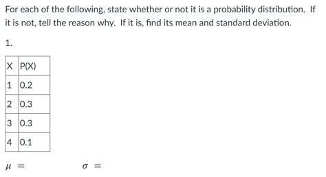 Solved For Each Of The Following State Whether Or Not It Is Chegg Com