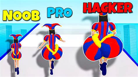 NOOB Vs PRO Vs HACKER Twerk Battle Race YouTube