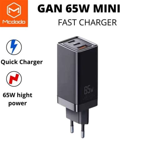 Promo Mcdodo Adaptor GAN W Fast Charger PD Port USB Type C Type C Charger Diskon Di