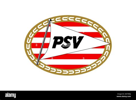 PSV Eindhoven Logo White Background Stock Photo Alamy
