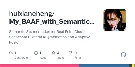 Github Huixiancheng My Baaf With Semantickitti Semantic Segmentation For Real Point Cloud