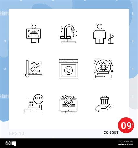 9 Universal Outline Signs Symbols Of Chart Analytic Avatar Analysis
