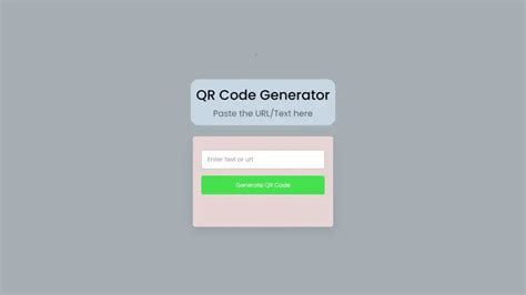 Qr Code Generator Using Html Css And Js Codewithcurious