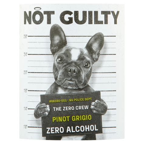 Not Guilty Pinot Grigio Zero Alcohol 75cl Tesco Groceries