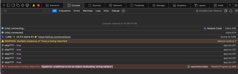 `import from three tsl ` warning multiple instances of three js